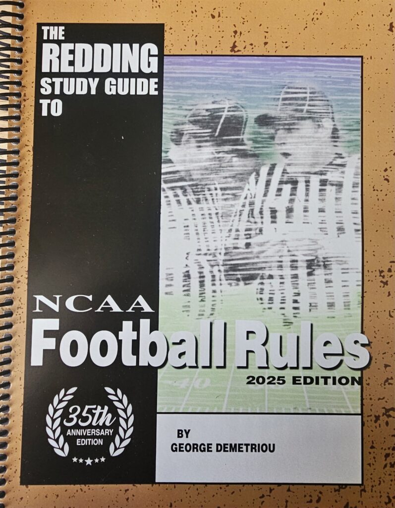 2025 The Redding Study Guide to the NCAA Football Rules – Spiral Bound ...